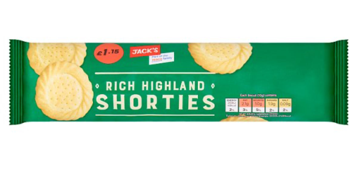 Jack’s Rich Highland Shorties – Premier Kirkconnel