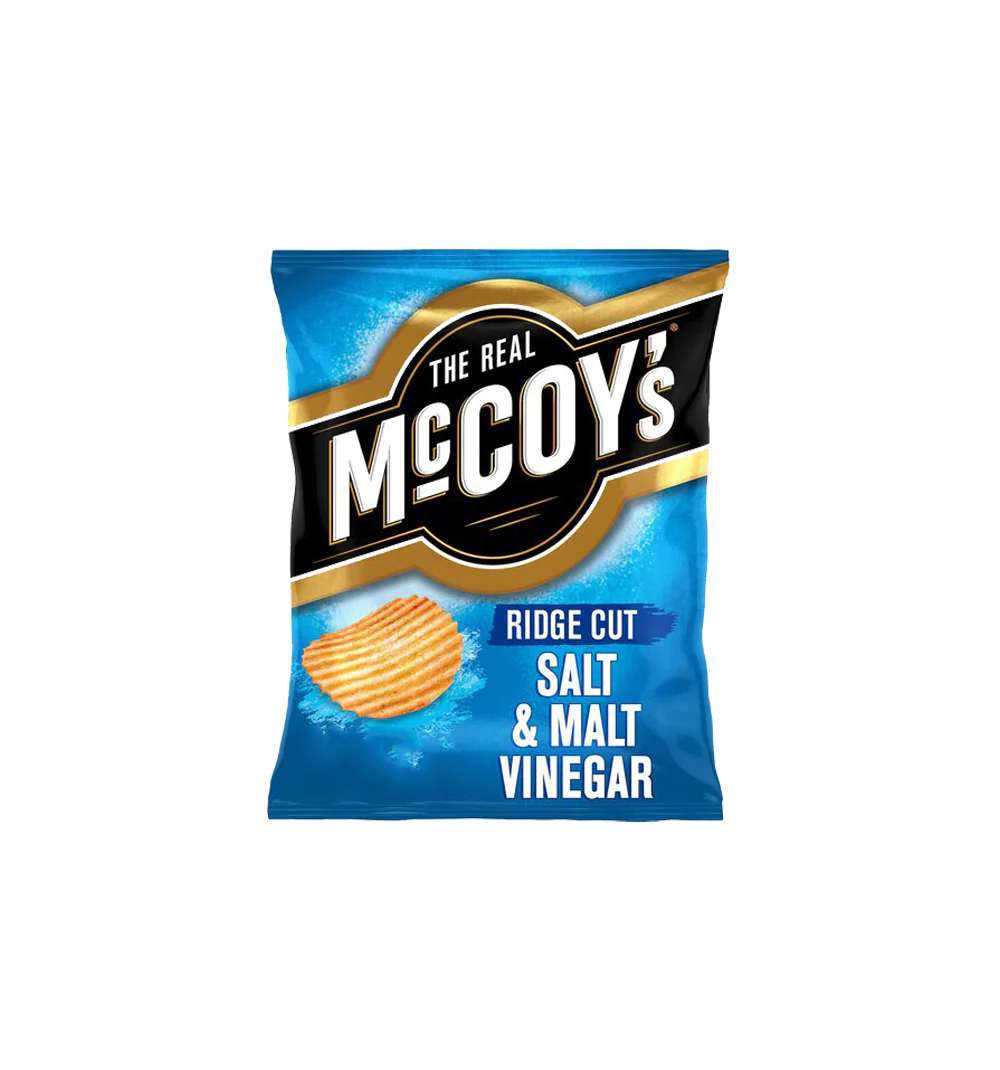 McCoy’s Salt & Malt Vinegar Flavour Crisps 65g – Premier Kirkconnel