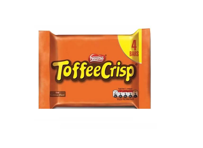 Nestle Toffee Crisp 4 pack (4x31g) – Premier Kirkconnel