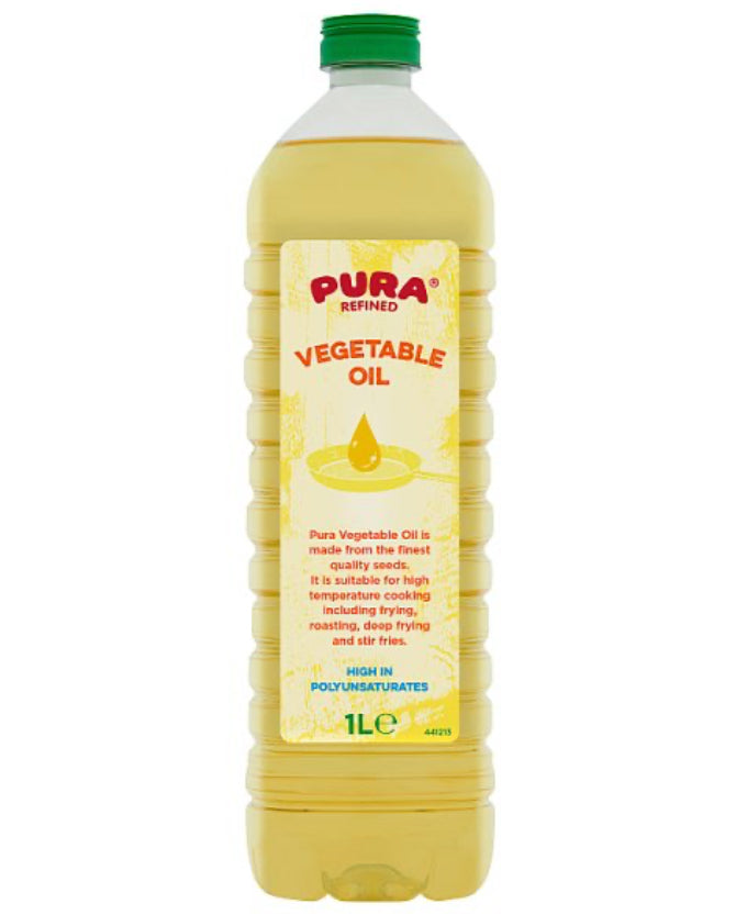 Pura Refined Vegetable Oil 1L – Premier Kirkconnel