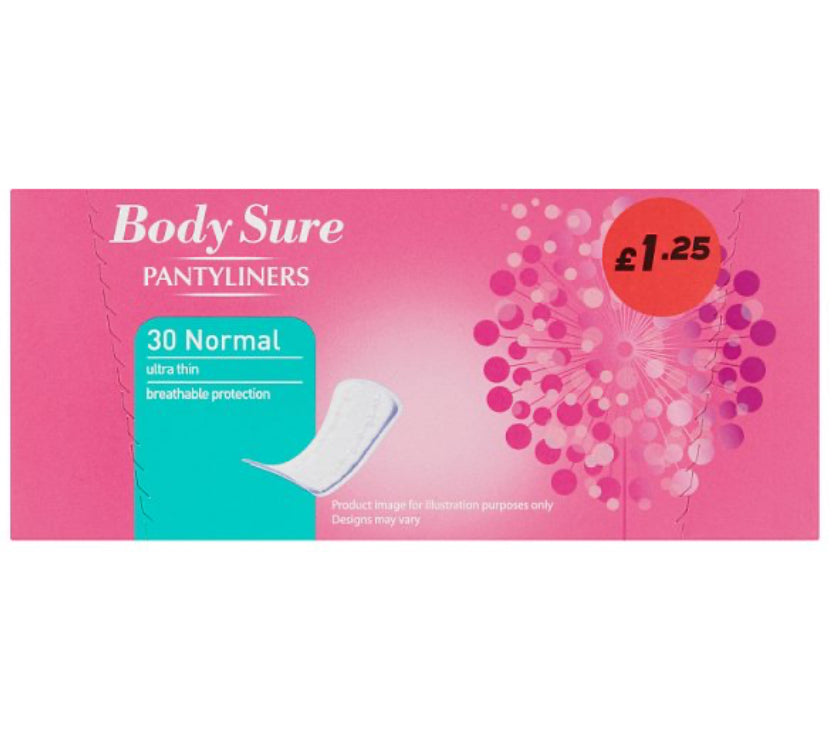 Jack's 30 Normal Body Sure Pantyliners – Premier Kirkconnel