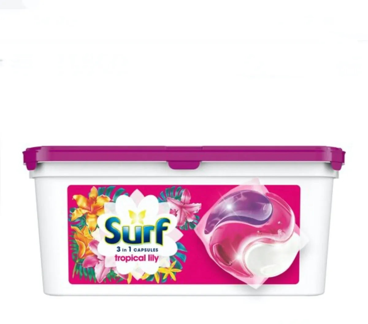 Surf 3 In1 Tropical Lily Washing Capsules 27 Washes – Premier Kirkconnel