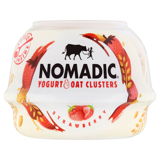 Nomadic Yogurt & Oat Clusters Strawberry 169g – Premier Kirkconnel